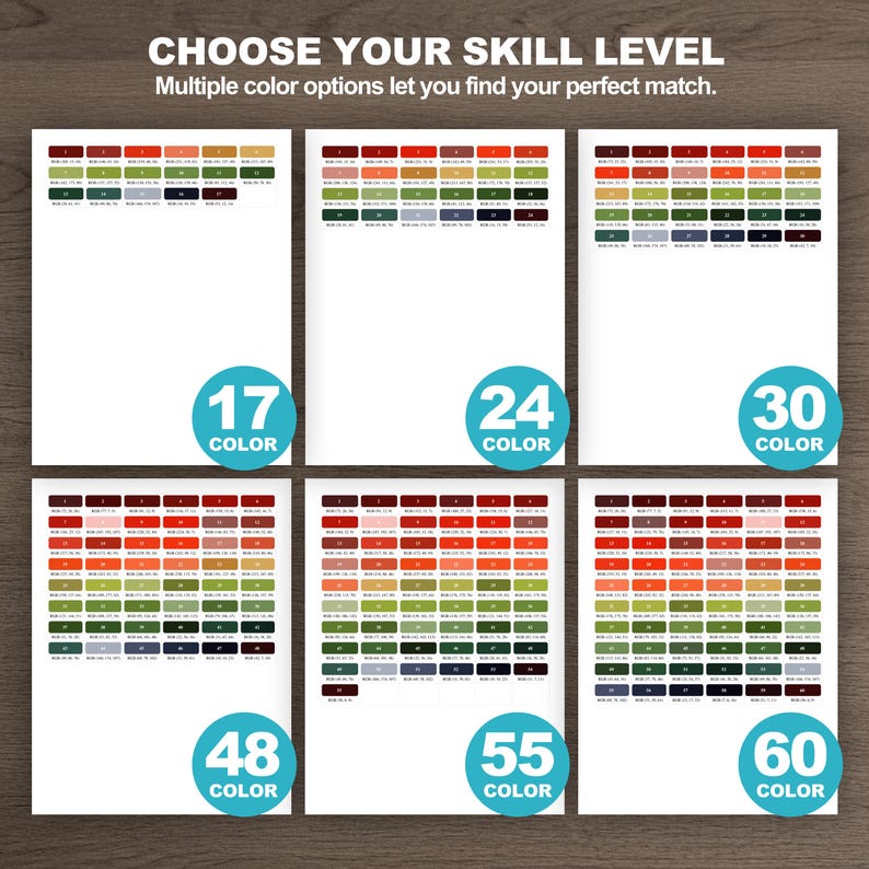 Color by Number Red Cardinal (6 Skill Levels): Paint by Numbers ...