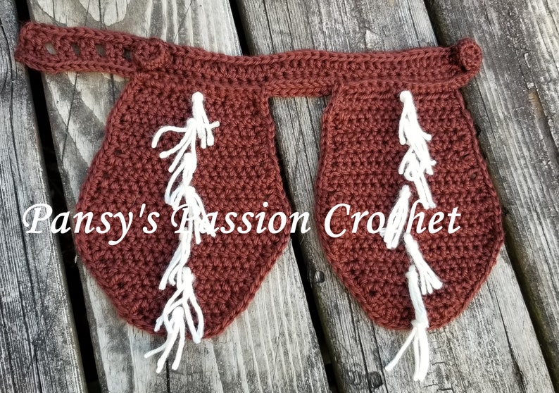 CHAPS & COWBOY HAT for Preemie/newborn 0-3 Months - Crochet Pattern ...