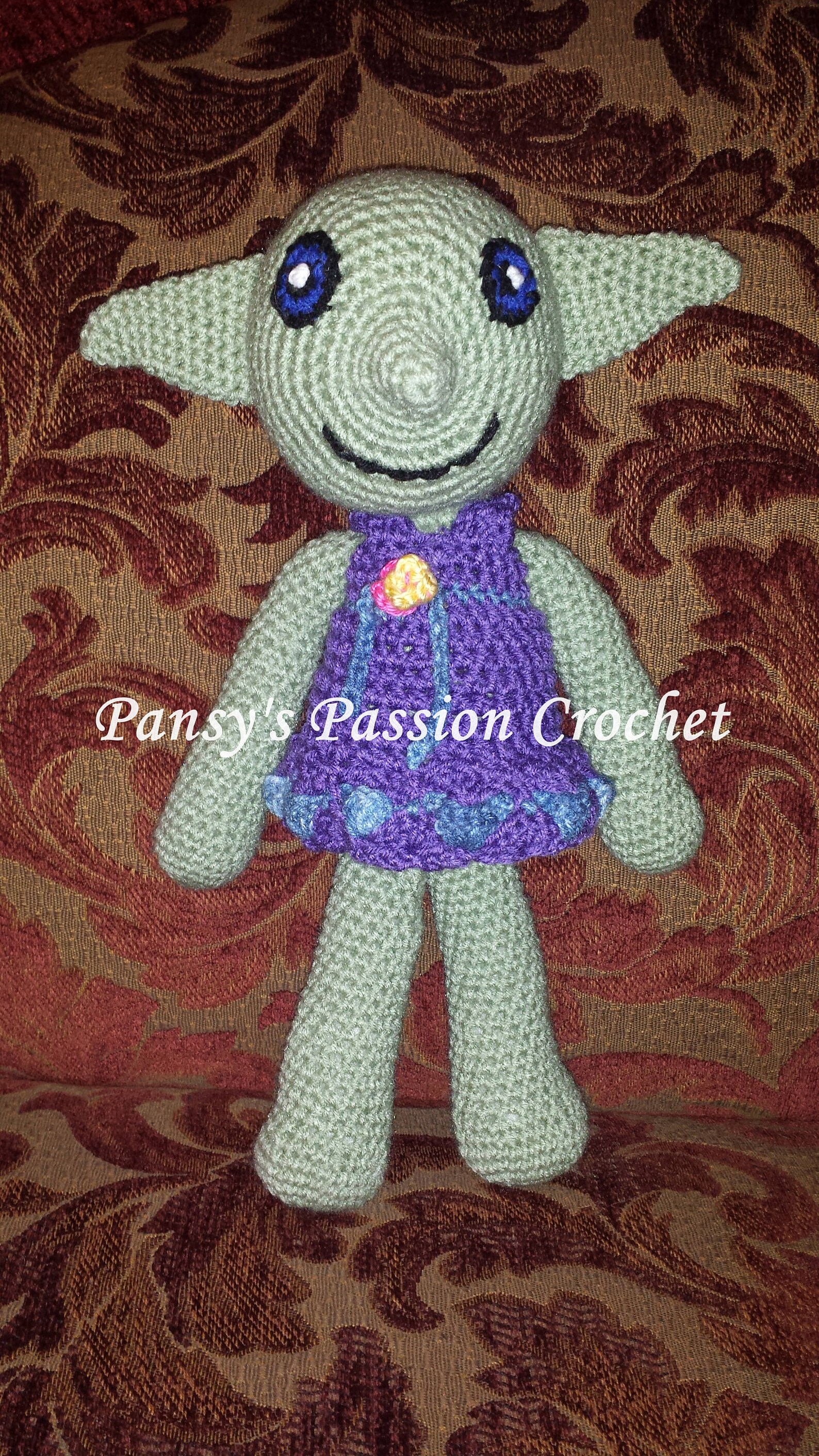 Hand Crocheted Dobby the House Elf Inspired by Harry Potter | Etsy