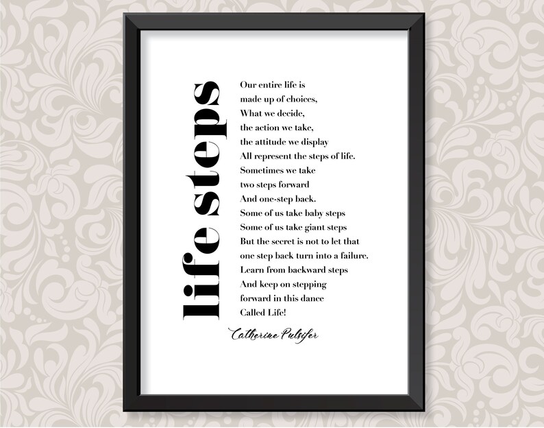 Life Steps by Catherine Pulsifer 2 Sizes: A4 and A3 - Etsy UK