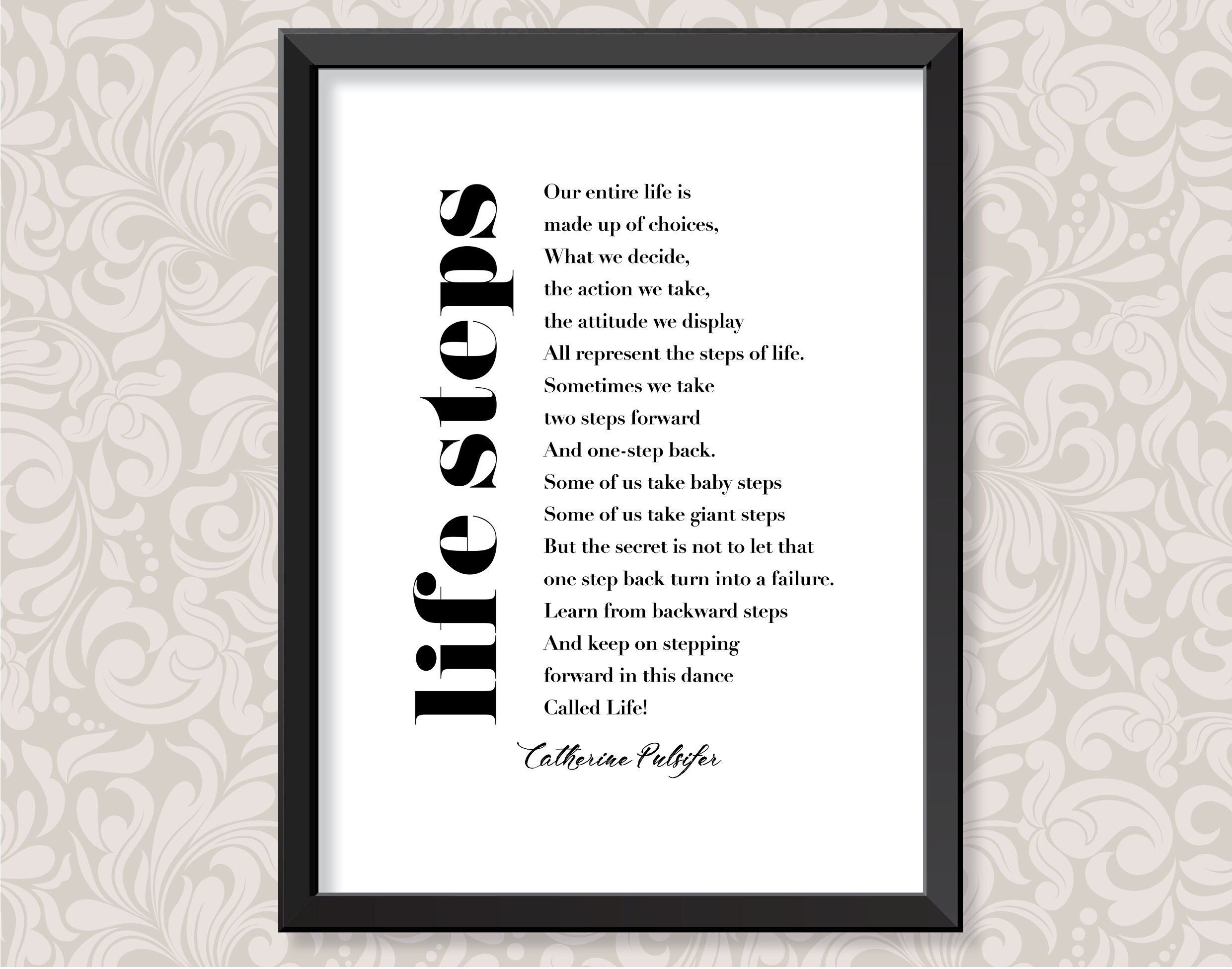 Life Steps by Catherine Pulsifer 2 Sizes: A4 and A3 - Etsy UK