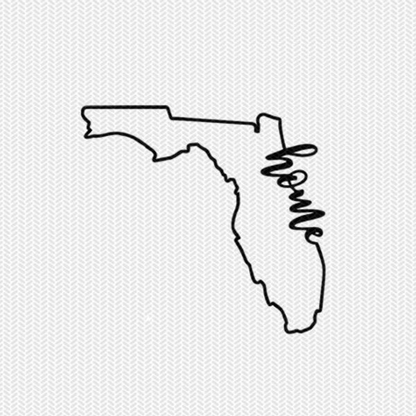 Florida Home Svg - Etsy