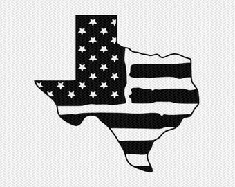 Texas Flag Svg - Etsy