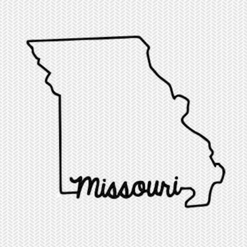Missouri Svg Missouri Cut File Missouri Clip Art Missouri - Etsy