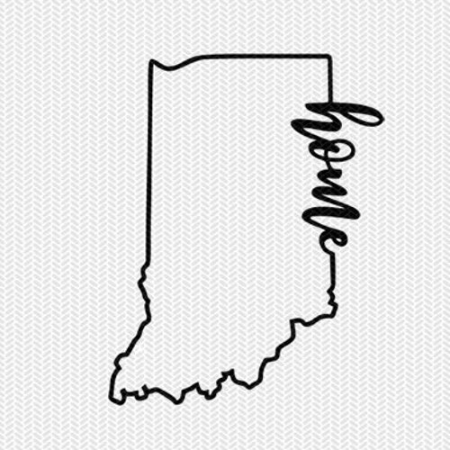 Indiana State SVG / Cut File / Cricut / Clip Art / Commercial - Etsy