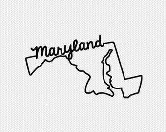 Maryland svg | Etsy