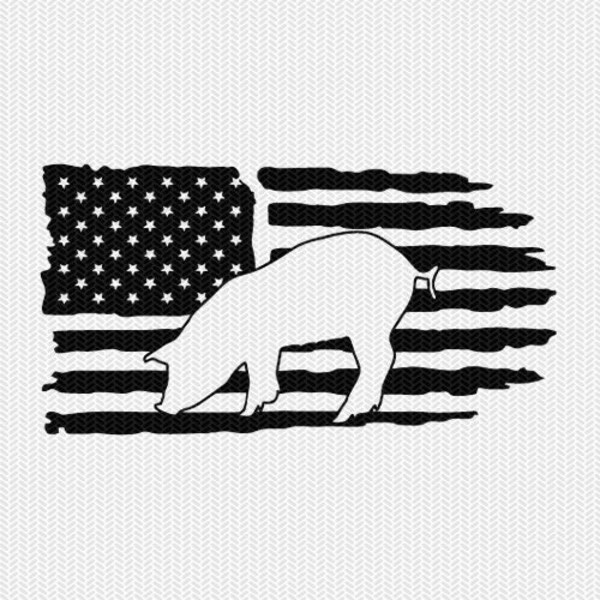 American Flag Pig - Etsy