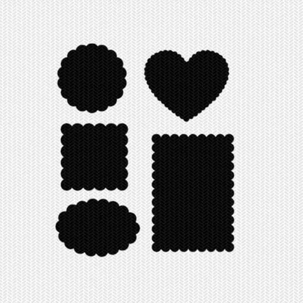 Stitch rectangle svg - Etsy Nederland