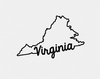 Virginia Icons Pin SVG Ai EPS Files Virginia Svg Dogwood - Etsy