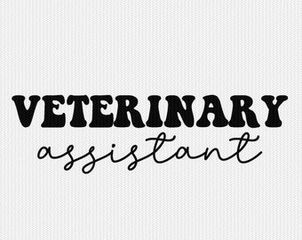 Veterinary Assistant Svg - Etsy