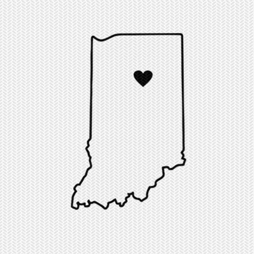 Indiana State SVG / Cut File / Cricut / Clip Art / Commercial - Etsy