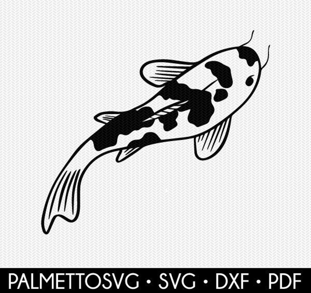 Koi Fish Svg Fish Svg Fish Dxf Koi Fish Dxf Koi Fish Cut - Etsy Ireland
