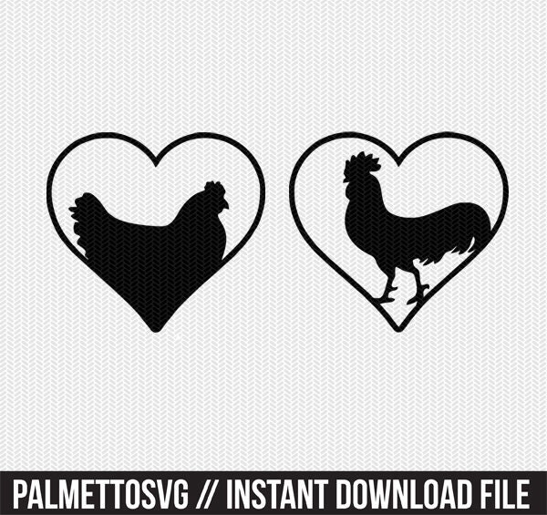 Pollo svg gallina svg gallo svg archivo dxf cameo de - Etsy México