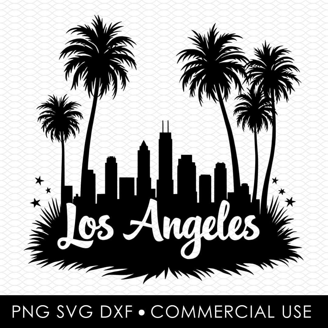 Los Angeles Svg, California Svg, California Png, California Dxf, Laser ...
