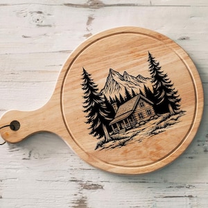 Cabin Svg, Cabin Png, Cabin Cut File, Cabin Dxf, Cabin Laser Cut File ...