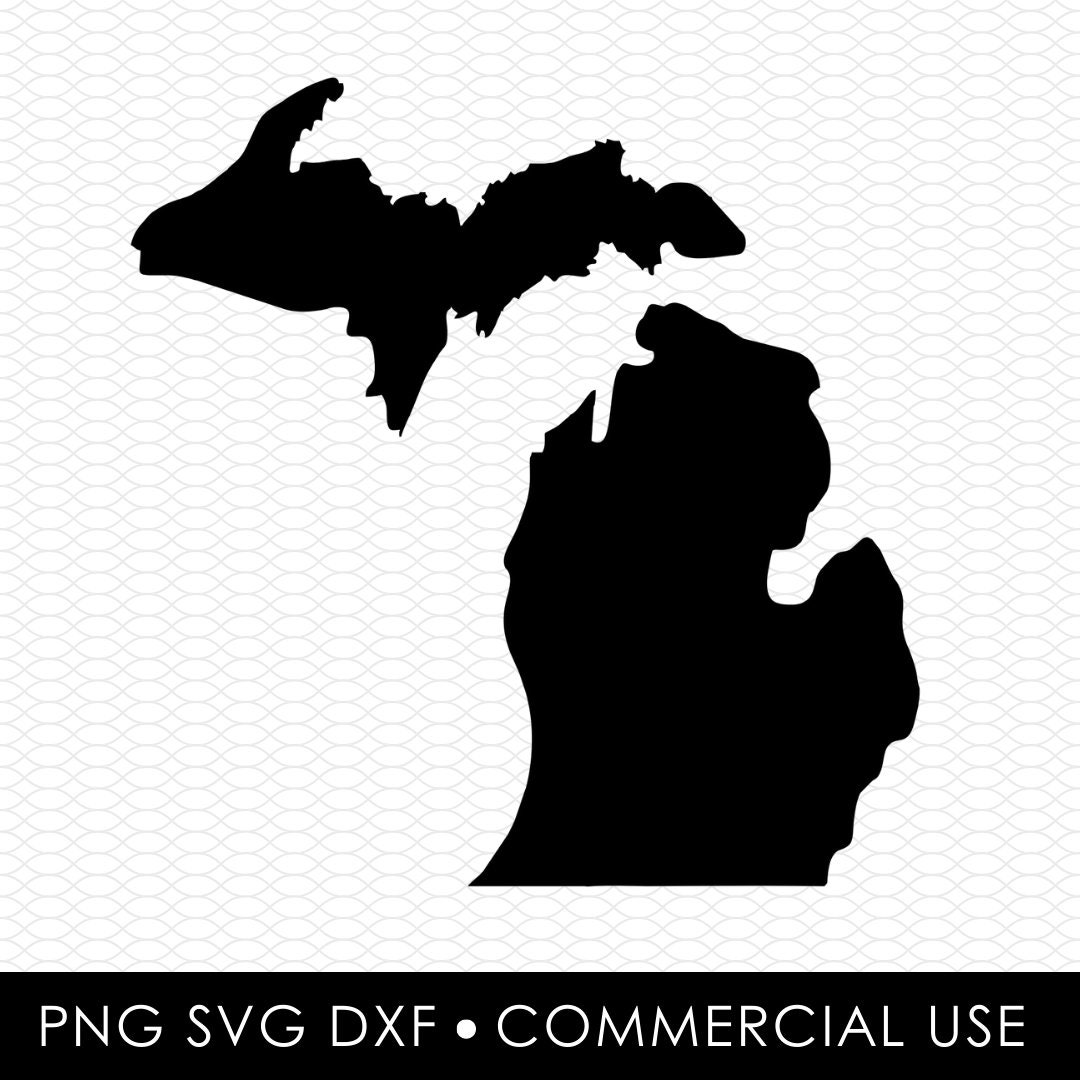 Michigan Svg Dxf Png, Laser Cut File, Sublimation Design, Svg Cut File ...