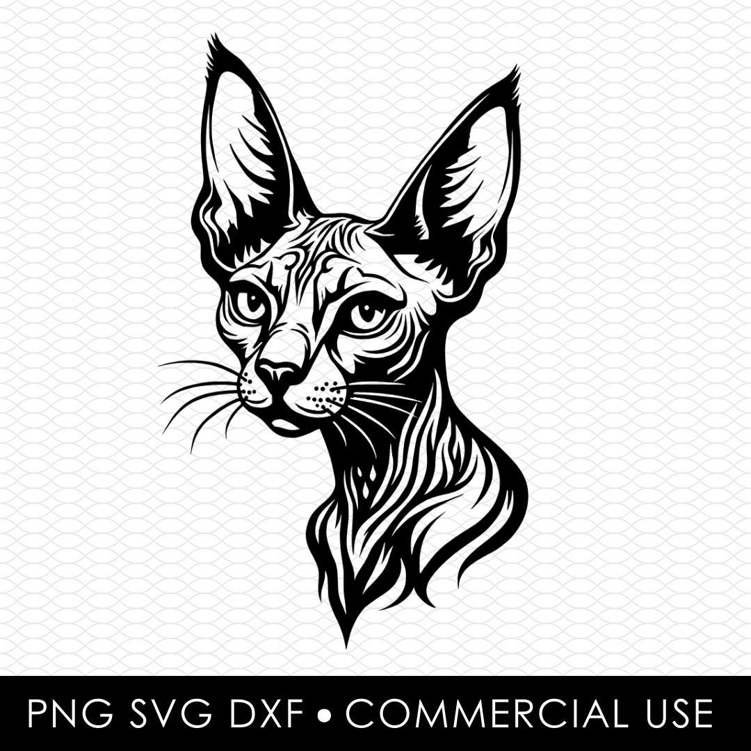 Sphynx Svg, Sphynx Png, Sphynx Dxf, Sphynx Cut File, Sublimation ...