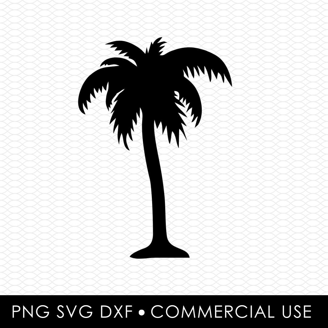 Palm Tree Svg, Palm Tree Clip Art, Palm Tree Cut File, Palm Tree Dxf ...