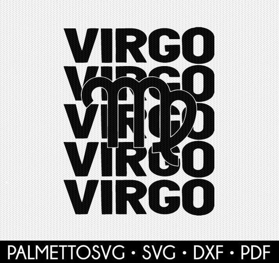 Virgo Svg Astrology Svg Virgo Dxf Virgo Cut File Virgo - Etsy