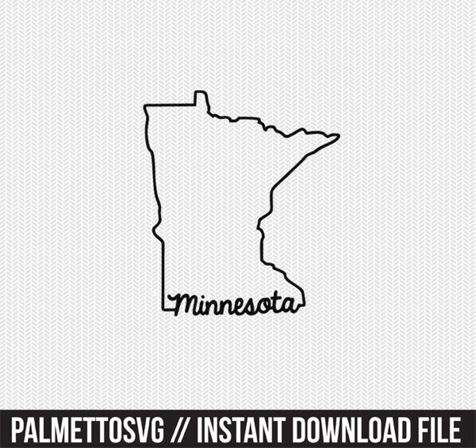 Minnesota Svg Minnesota Cut File Minnesota Dxf File - Etsy