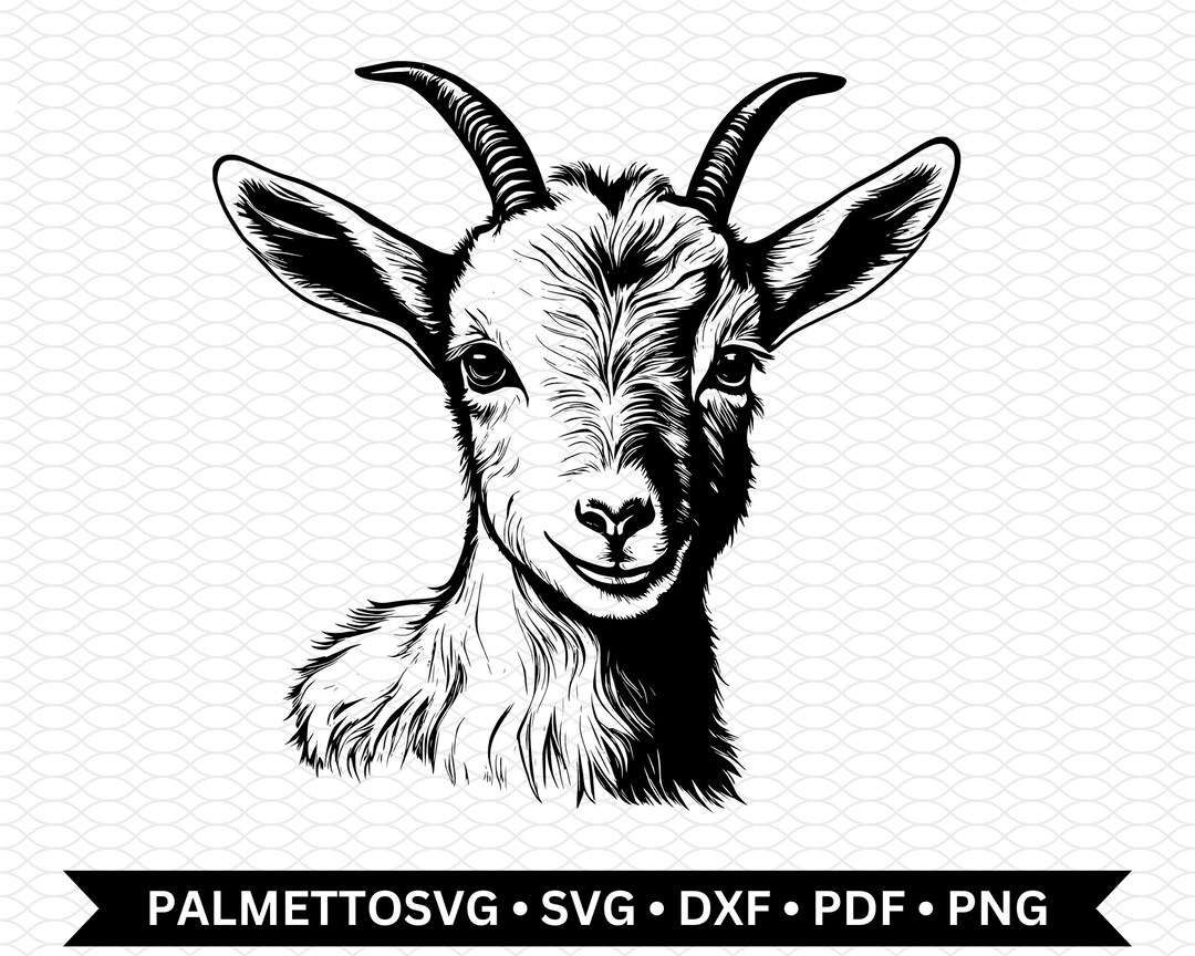 Goat svg, goat dxf file, goat cut files, goat clip art, goat png, goat ...