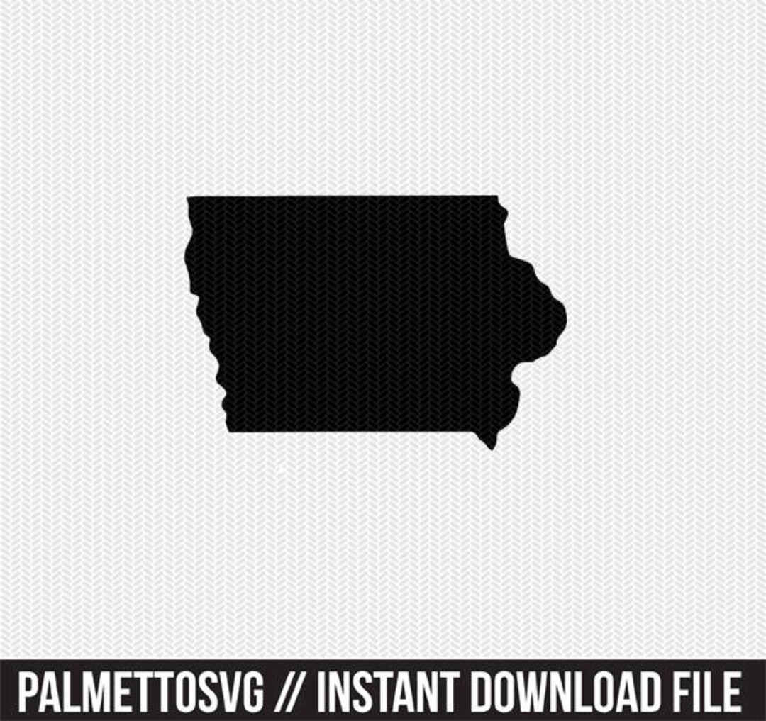 Iowa Svg, Iowa Clip Art, Iowa Cut File, Iowa Dxf File, Iowa Cricut, Dxf ...