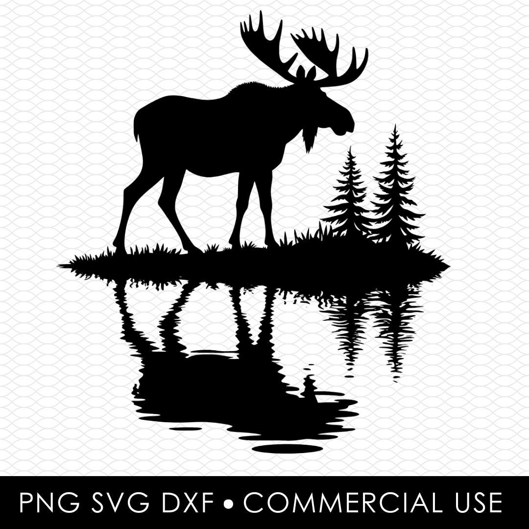 Moose Svg, Moose Png, Moose Dxf, Moose Cut File, Sublimation Designs ...