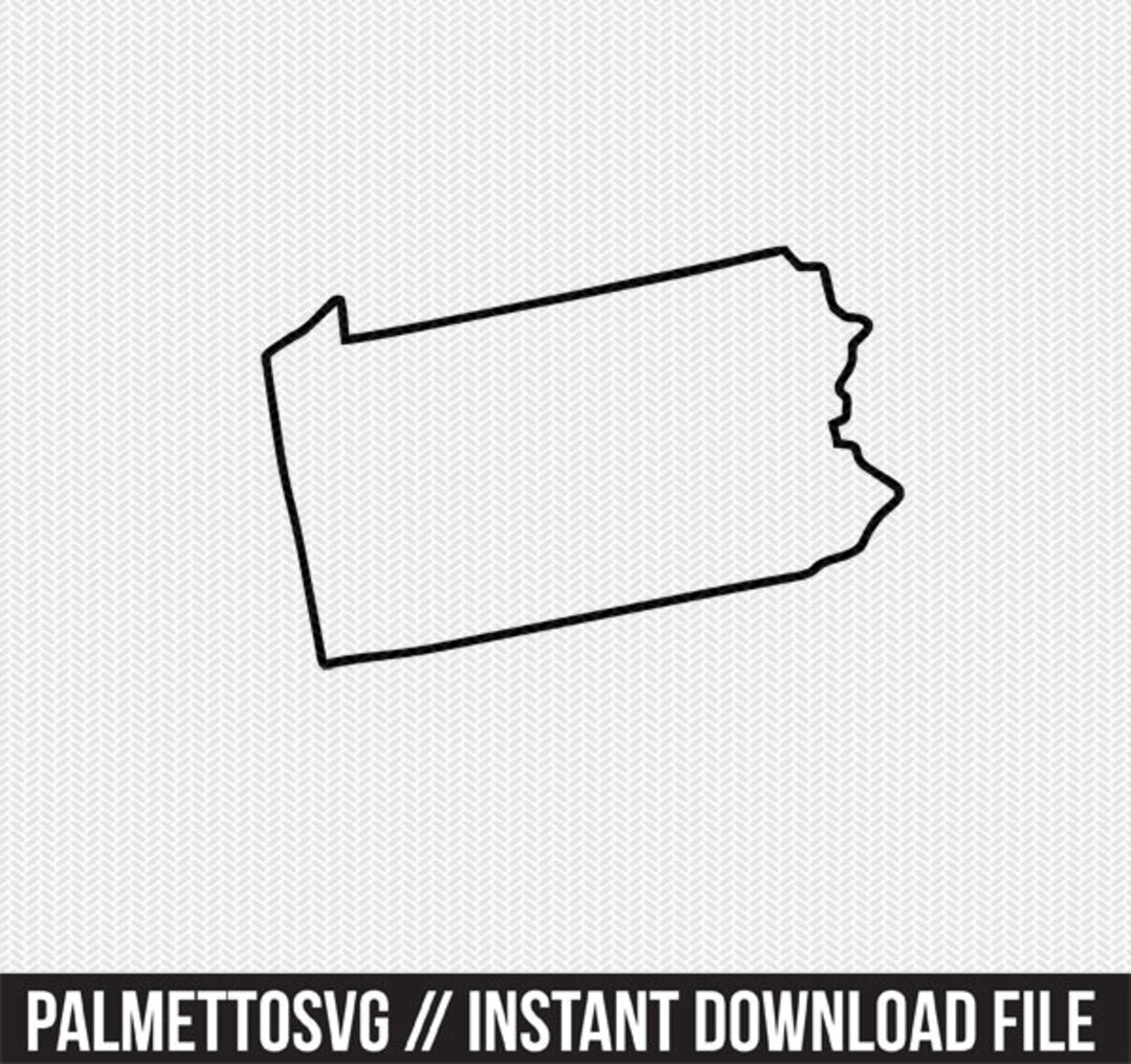 Pennsylvania Svg, Pennsylvania Outline Svg, Pennsylvania Svg ...