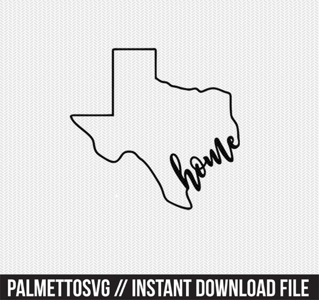 Texas Svg Texas Dxf File Texas Cut File Texas Clip Art Svg - Etsy