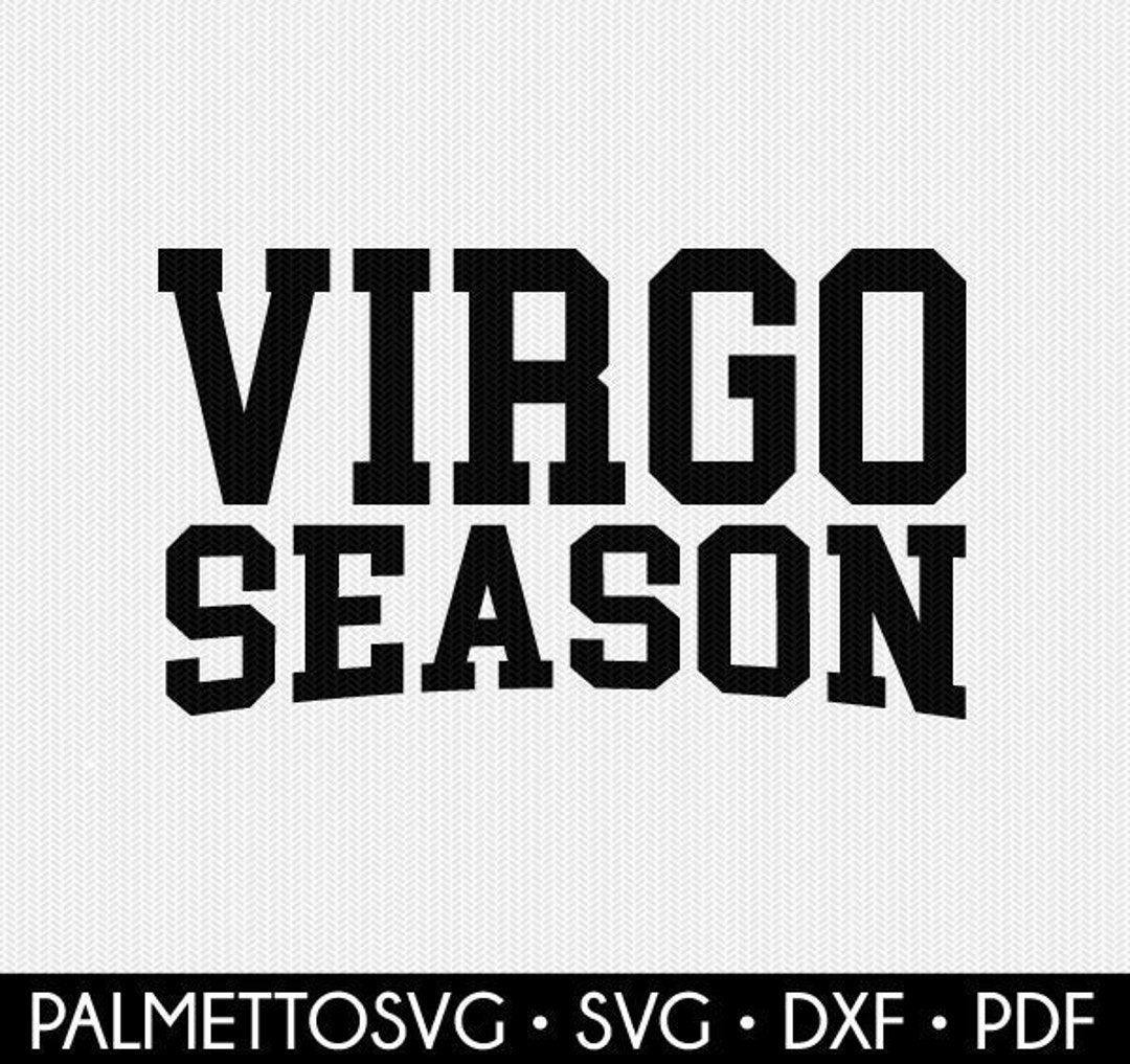 Virgo Season Svg Virgo Svg Astrology Svg Virgo Dxf Virgo - Etsy