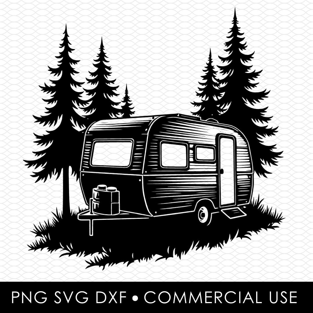 Camper Svg, Camper Png, Camper Dxf, Camper Cut File, Sublimation ...