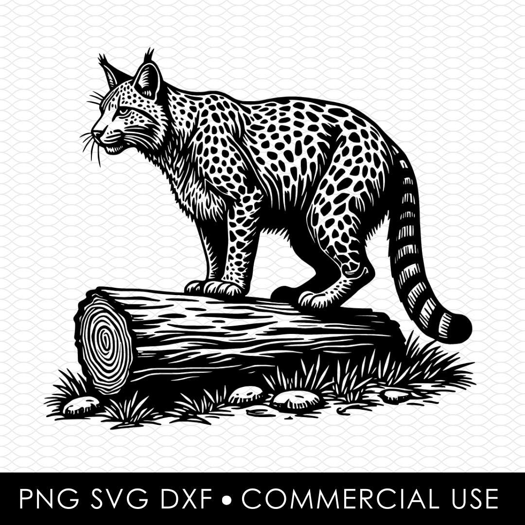 Bobcat Svg, Bobcat Png, Bobcat Cut File, Bobcat Dxf, Sublimation ...
