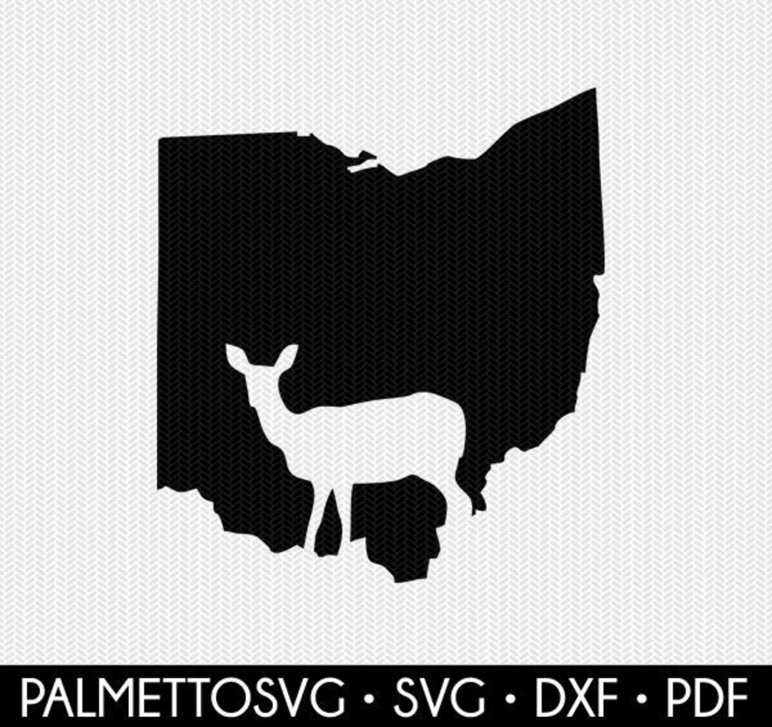 Ohio Deer Svg Ohio Svg Deer Hunting Svg Deer Dxf File Deer - Etsy Singapore