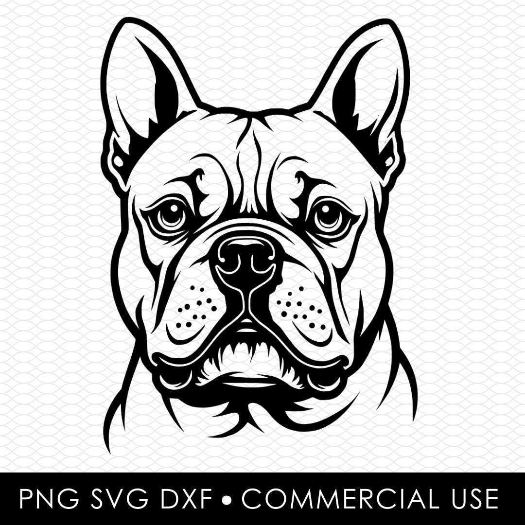 Bulldog Svg, Bulldog Png, Bulldog Dxf, Bulldog Cut File, Sublimation ...