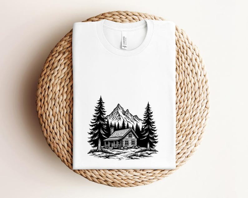 Cabin Svg Dxf Png, Laser Cut File, Sublimation Design, Svg Cut File ...