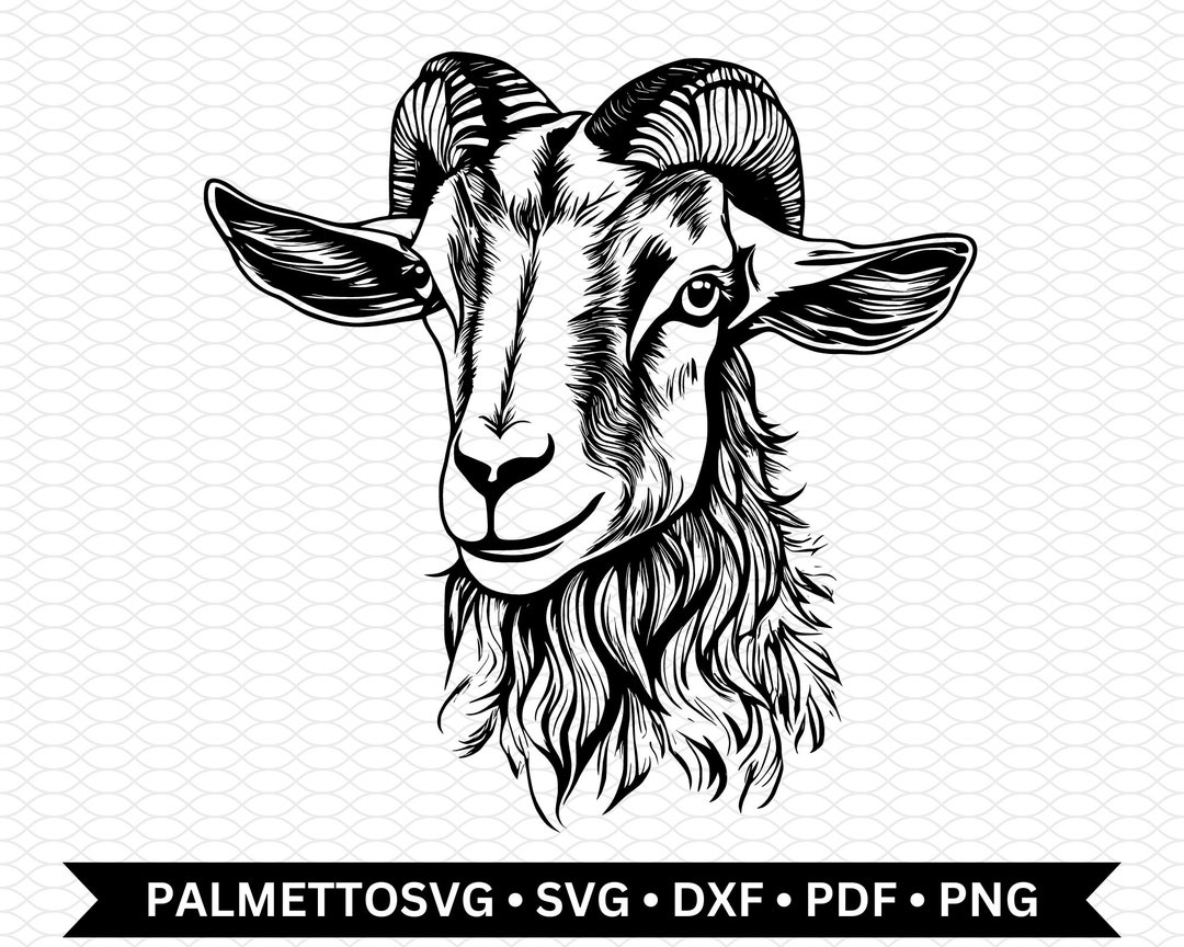 Goat Svg, Goat Dxf File, Goat Cut Files, Goat Clip Art, Goat Png, Goat ...