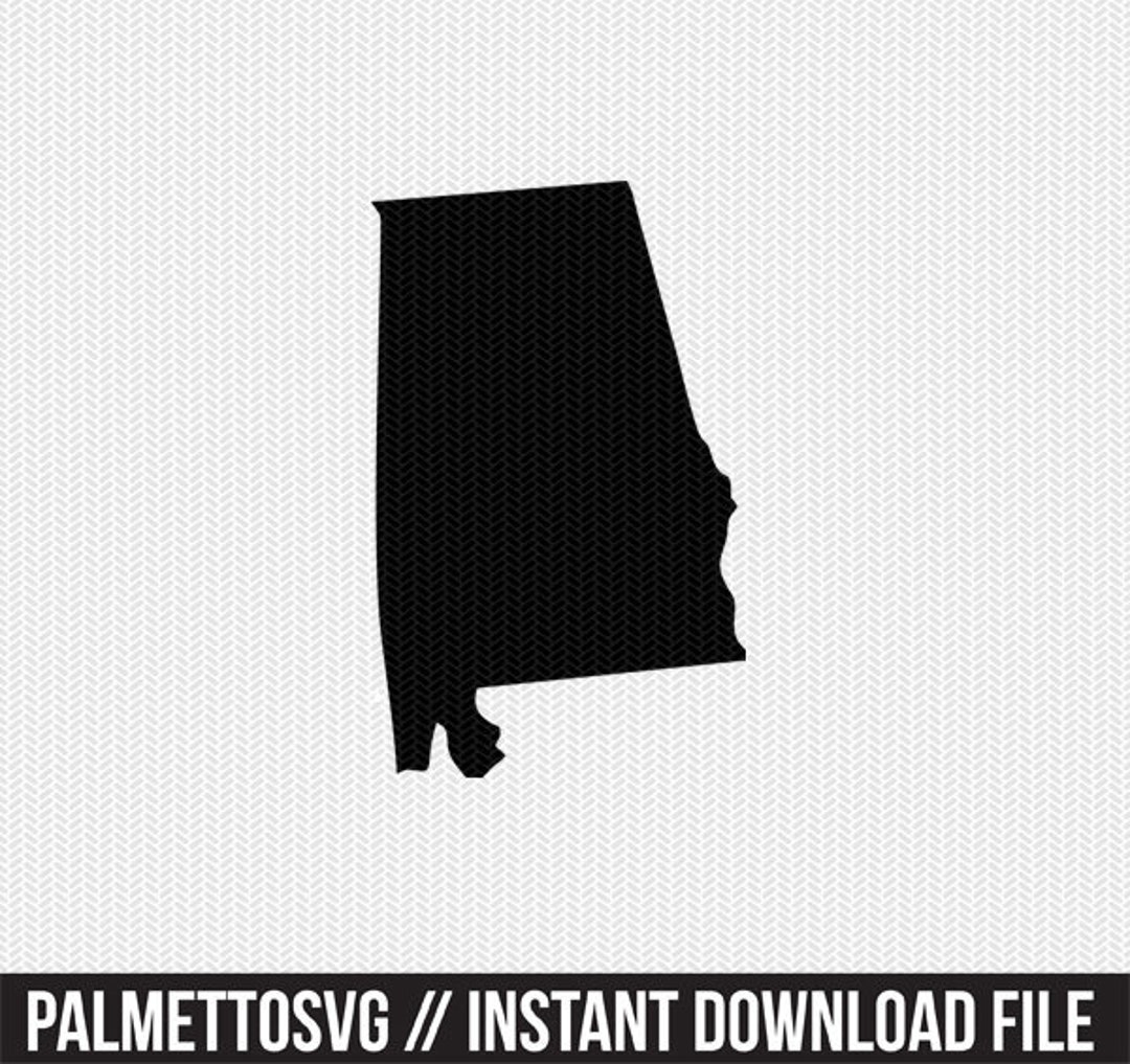 Alabama Svg Alabama Dxf Alabama Cut File Alabama Clip Art - Etsy Canada
