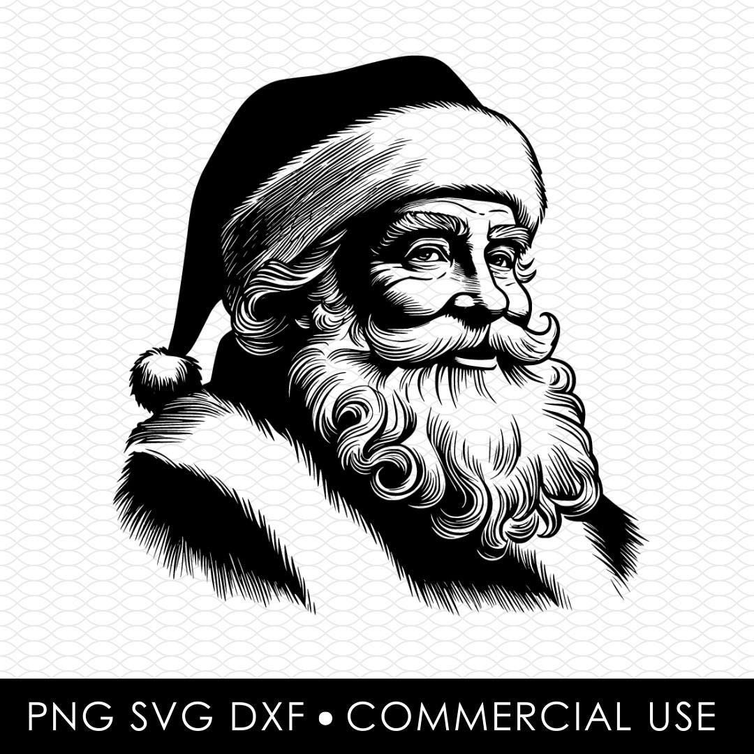 Santa Christmas Svg Png, Sublimation Designs, Png Design, Svg Designs ...