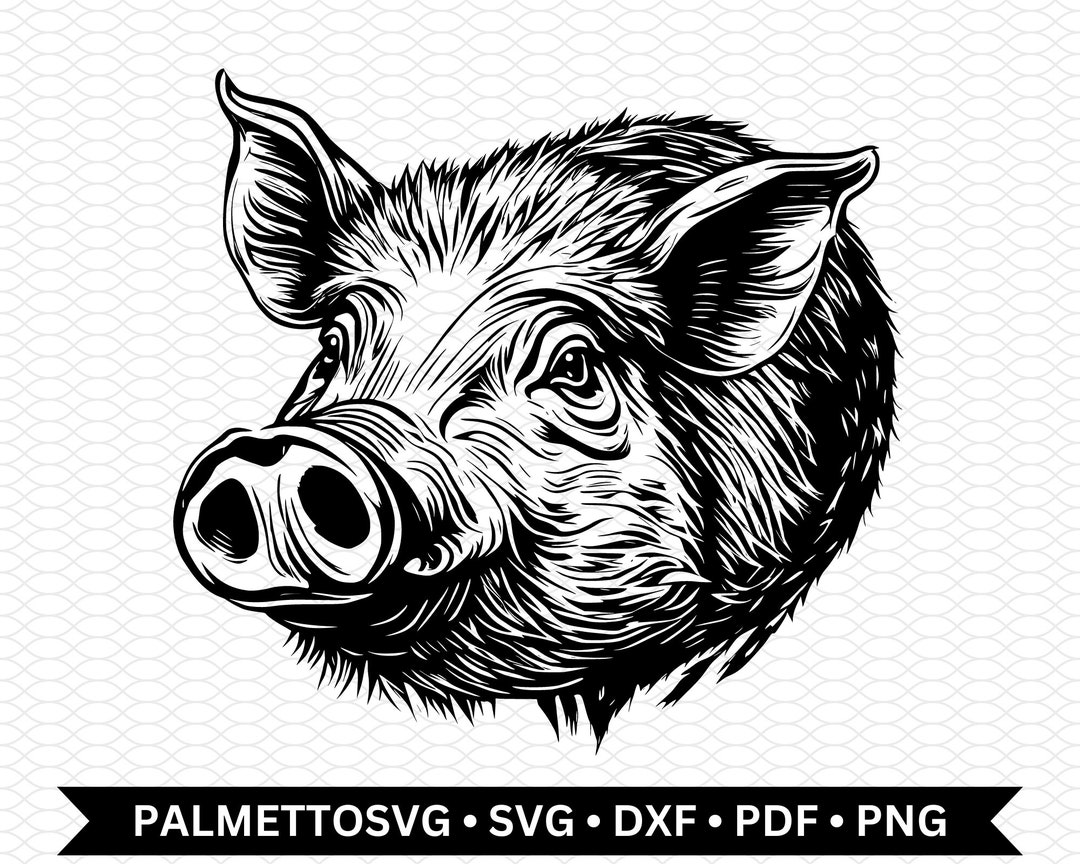 Boar Svg, Boar Dxf, Boar Cut File, Boar Clip Art, Boar Png, Svg Files ...