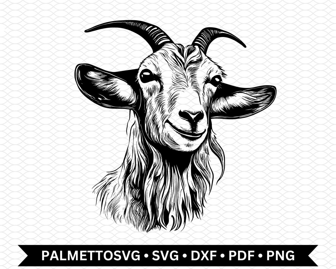 Goat Svg, Goat Dxf File, Goat Cut Files, Goat Clip Art, Goat Png, Goat ...