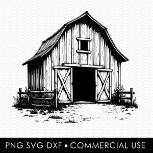 Barn Svg, Barn Png, Barn Dxf, Barn Cut File, Svg Designs, Laser Cut ...