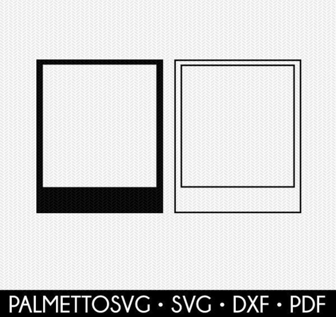 Polaroid Svg Dxf Png, Laser Cut File, Sublimation Design, Svg Cut File ...