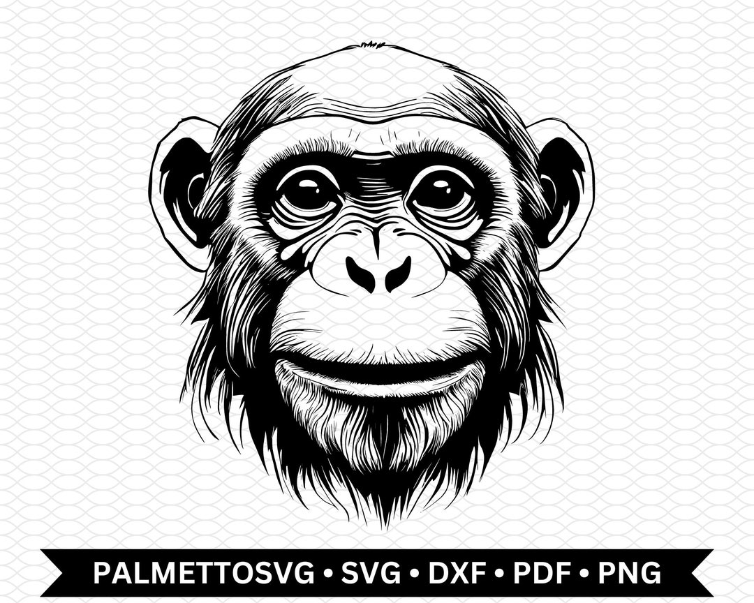 Monkey Svg, Monkey Dxf File, Monkey Cut File, Monkey Png, Monkey Clip ...