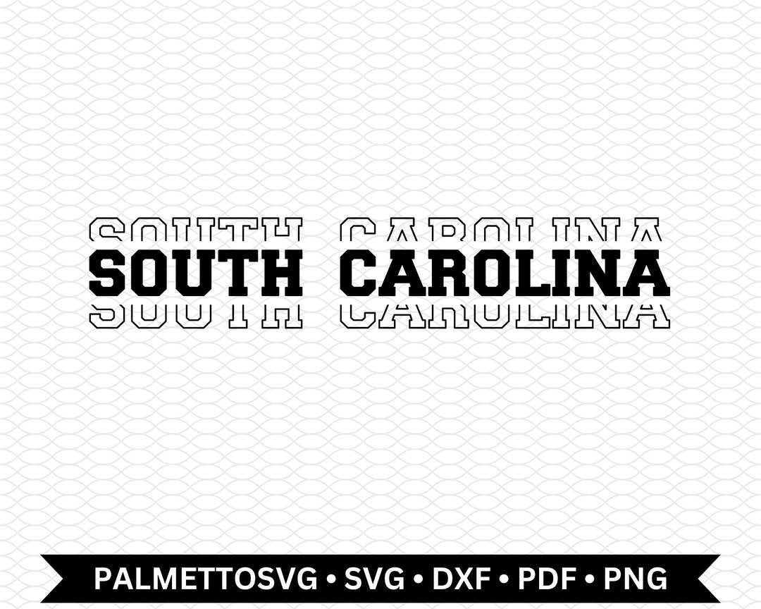 South Carolina Svg, South Carolina Dxf, South Carolina Cut File, Svg ...