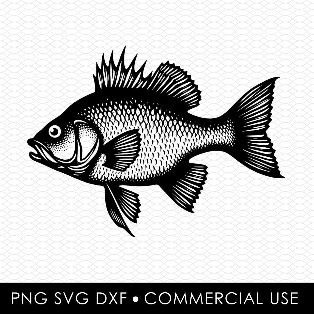 Crappie Svg, Crappie Png, Crappie Png, Fishing Svg, Crappie Dxf ...