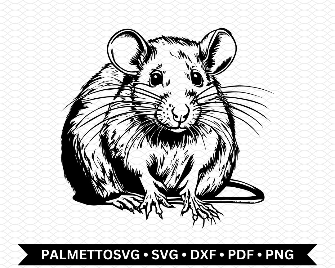 Rat svg, rat dxf file, rat cut file, rat png, rat cut file, svg files ...