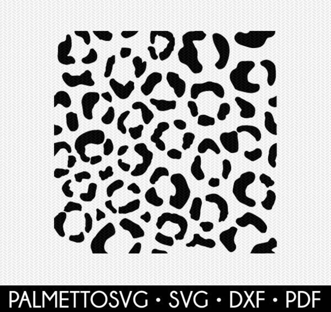 Leopard Print Svg, Leopard Print Template Svg, Leopard Svg, Leopard ...
