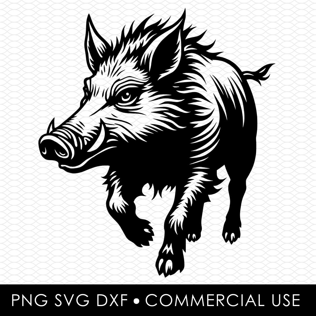 Boar Hunting Svg Dxf Png, Laser Cut File, Sublimation Design, Laser ...