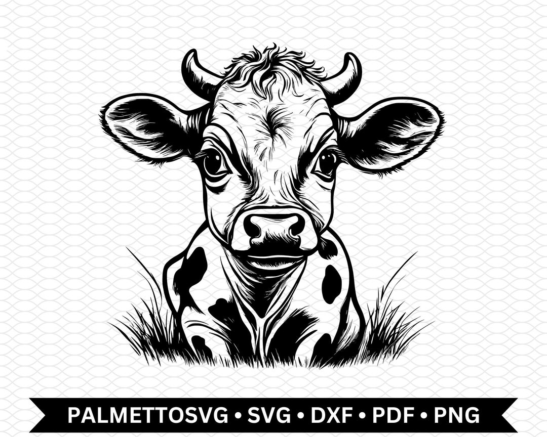 Cow Svg, Cow Png, Cow Dxf File, Cow Cut File, Cow Clip Art, Cricut ...