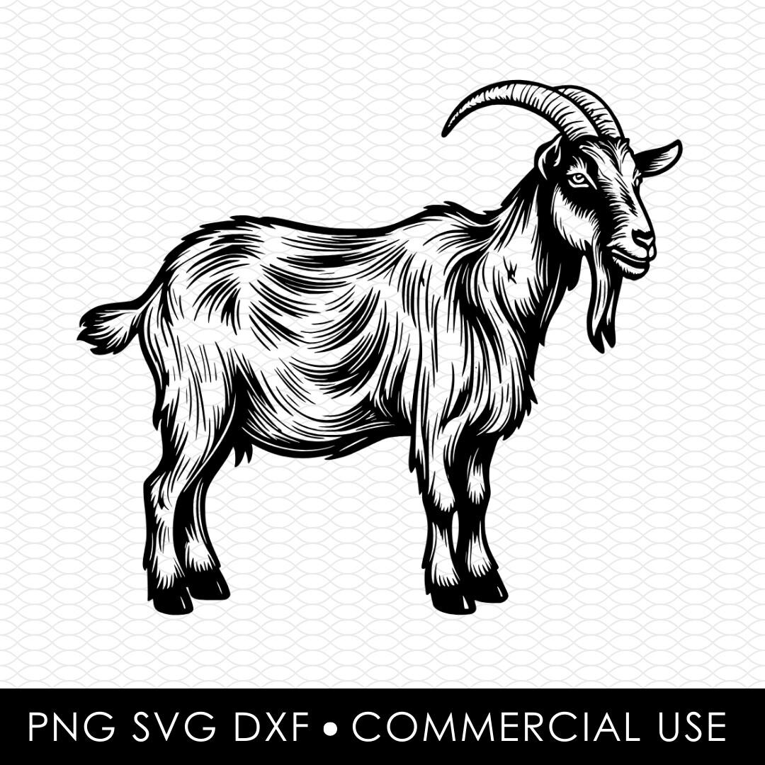 Goat Svg Png, Goat Svg, Goat Png, Goat Dxf, Goat Cut File, Sublimation ...